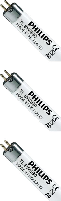 Philips - TL mini Buis 29 CM - 8W / 830 - Warm Wit - Ø 16MM - T5 ...