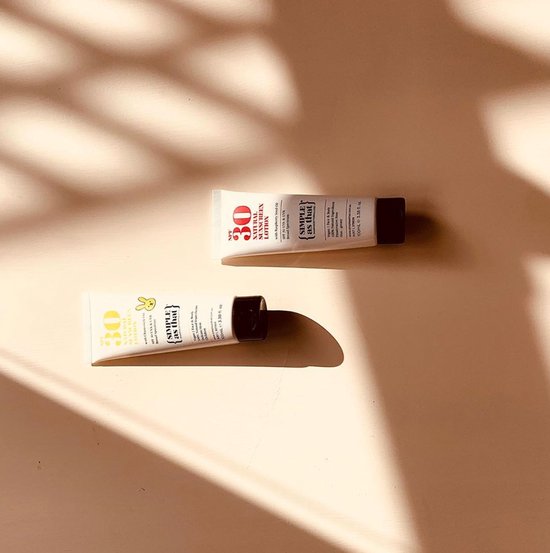 Simple as that, natural sunscreen spf 30 tube 100 ml | bol