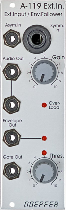 Doepfer A-119 Ext. Input / Envelope Follower - Interface modular ...