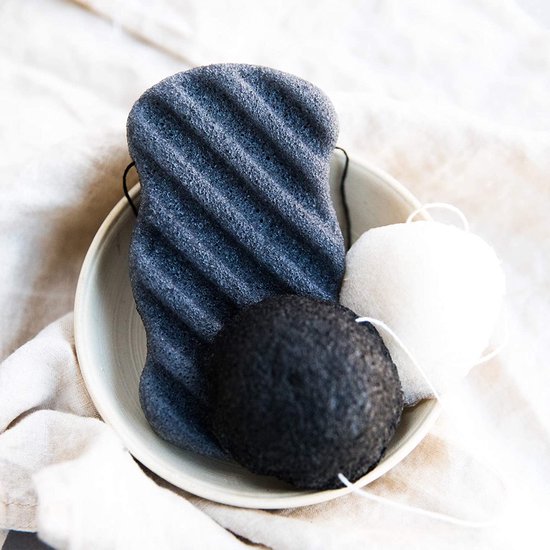 Japanse Konjac Spons, Charcoal | bol