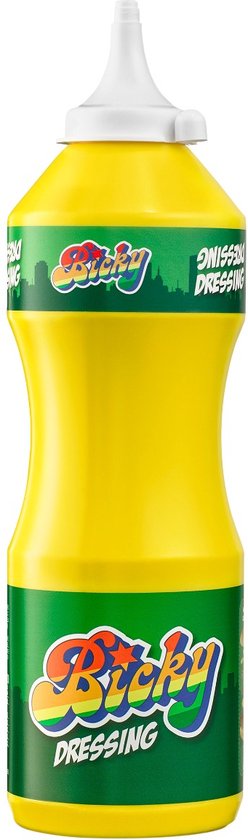 Bicky - Saus - Dressing saus - Geel - 900ml | bol