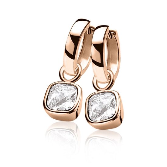 Zinzi zilveren oorringen inclusief oorbedels Z191R-CH190D | bol.com