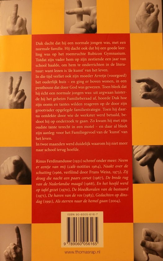 Een Hand Om In Te Bijten, Rinus Ferdinandusse | 9789060056165 | Boeken ...