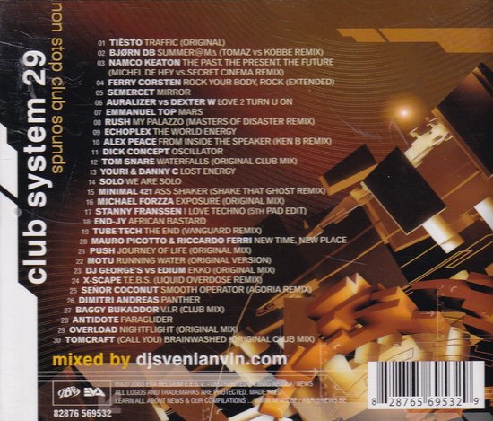 Club System 29, Various | CD (album) | Muziek | bol