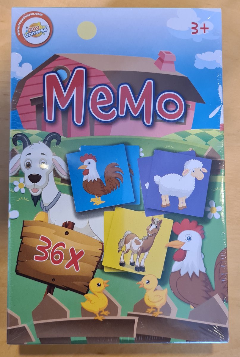 Dieren Memo spel 11,5x18x3,5cm | Games | bol