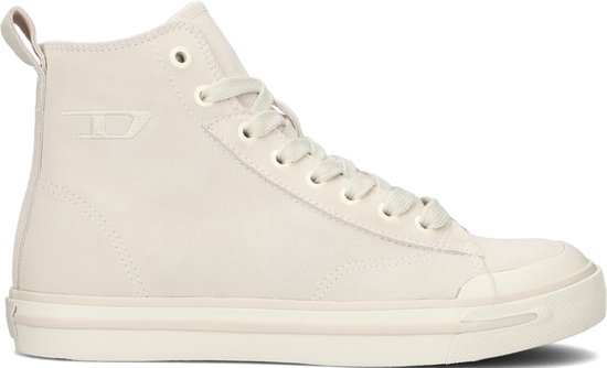 Diesel S-athos Mid Dames Hoge sneakers - Dames - Beige - Maat 39 | bol