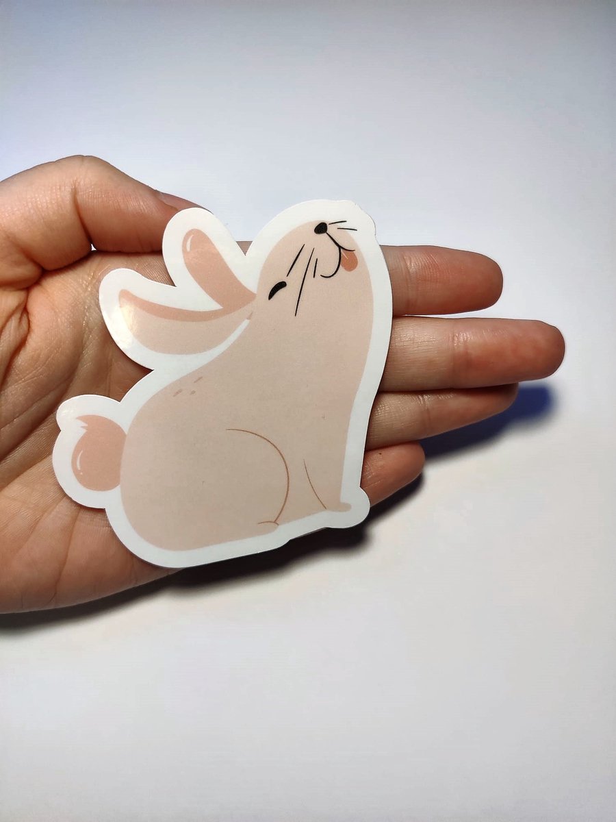 Konijn Sticker - Boerderij Dieren - Schattige Konijnen Knaagdieren ...