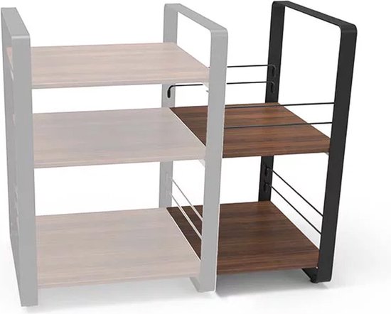 NorStone Loft Side walnoot Audio meubel | bol