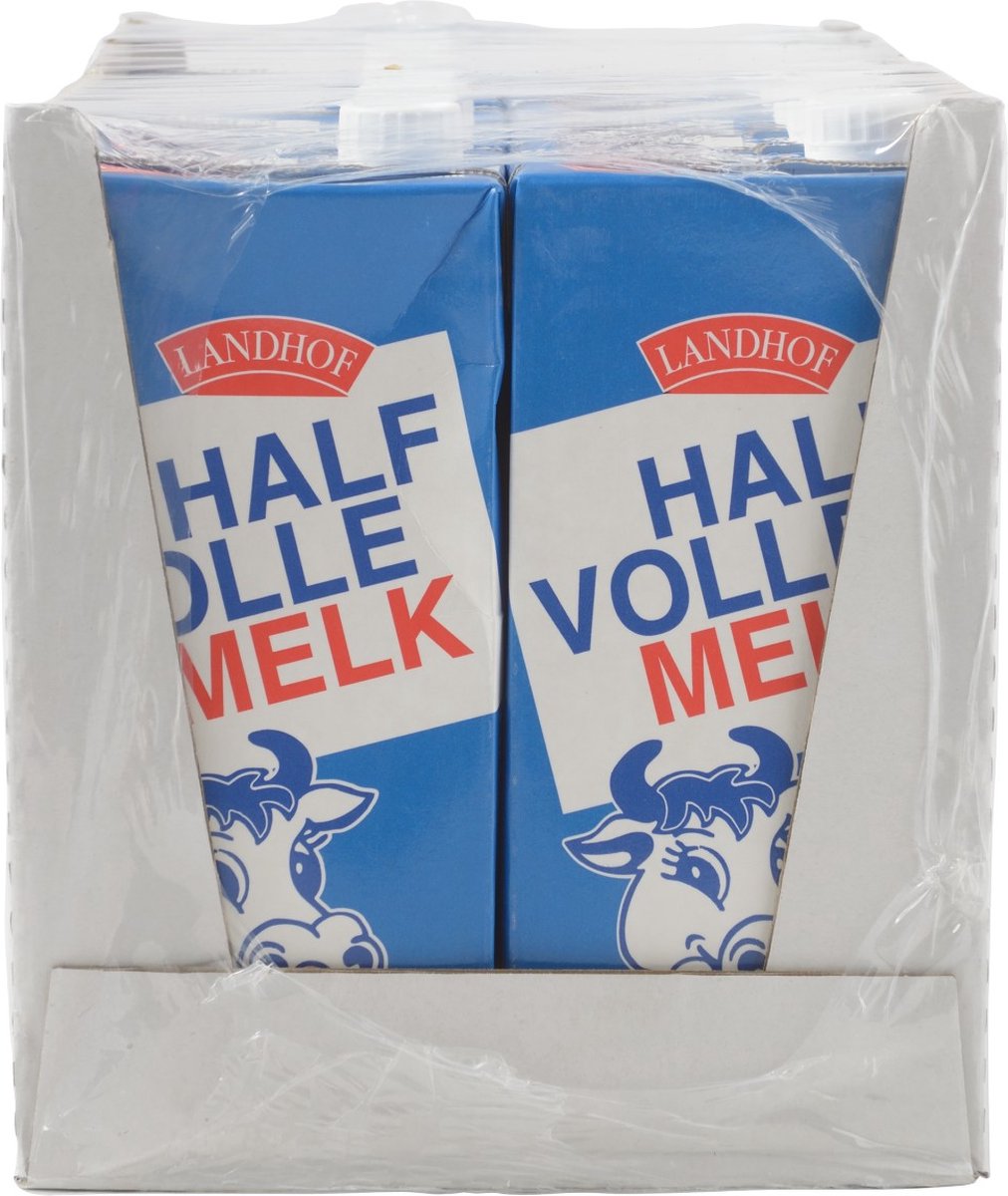 Landhof Houdbare Magere Melk - 12 x 1 liter | bol.com