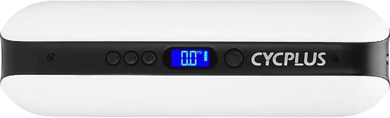 Cycplus A2 Elektrische fietspomp wit. Ook voor auto-/motorbanden en ...