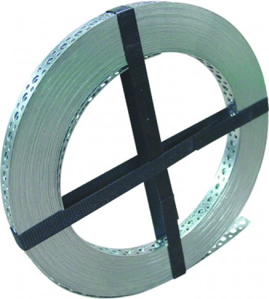 Montageband - Geperforeerd verzinkt bandijzer 20 mm 25m | bol