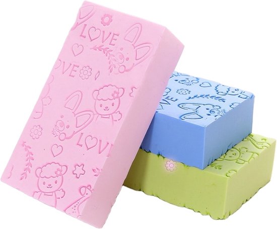 Badspons 2 stuks | Scrub spons | Douche spons | Dode huidcellen remover ...