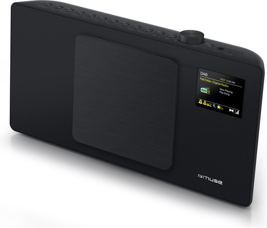 Muse M-65DBT - Microsysteem met DAB+, CD, USB en bluetooth, zwart | bol