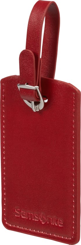 Samsonite Bagagelabel - Global Ta Rectangle Luggage Tag X2 Red | bol