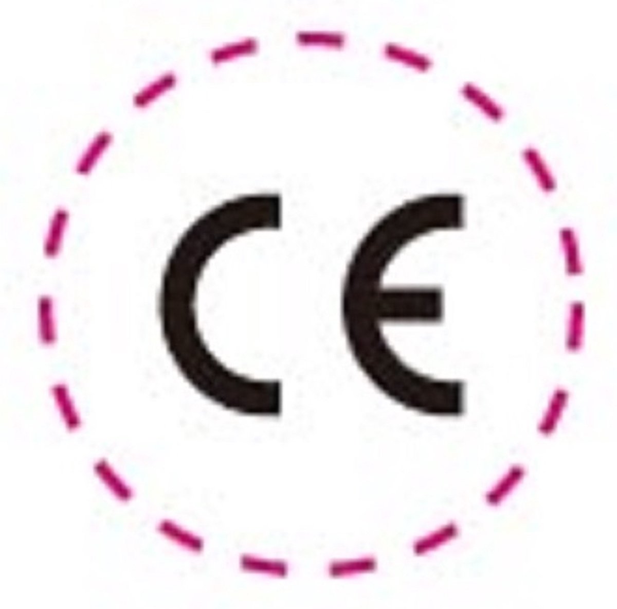 CE Stickers - 100 stuks - Rond 30 MM - Wit met Zwart - CE Label - CE ...