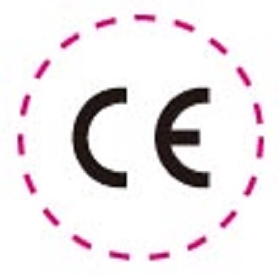 CE Stickers - 100 stuks - Rond 30 MM - Wit met Zwart - CE Label - CE ...