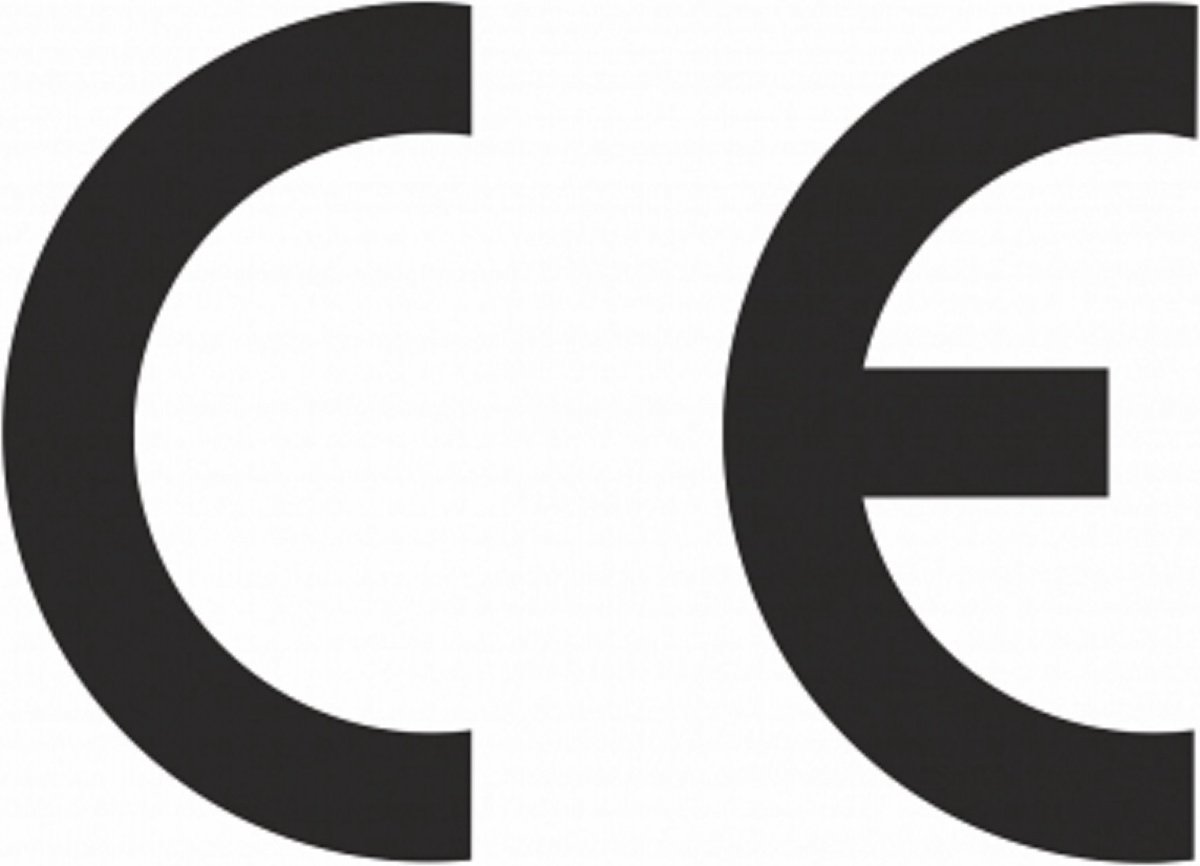 CE Stickers - 100 stuks - 60 X 44 MM - Wit met Zwart - CE Label - CE ...