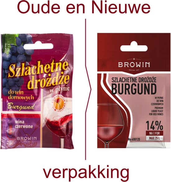 Vloeibare Bourgondische wijngist 20ml - wijngist - Bourgondische ...