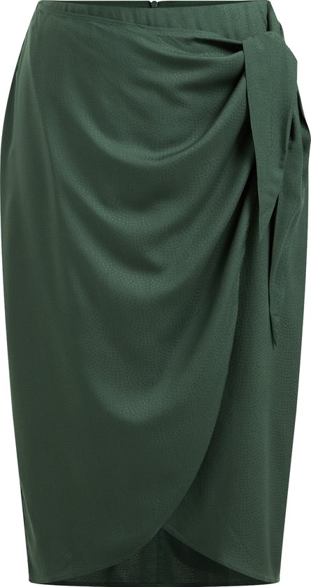 WE Fashion Dames overslagrok met volant - Curve | bol.com