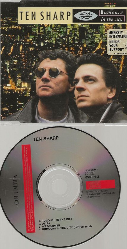 TEN SHARP - RUMOURS IN THE CITY, Ten Sharp | Muziek | bol