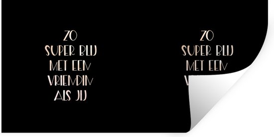 Muurstickers - Vriendschap - Vriendin - Quotes - Zo super blij met een ...