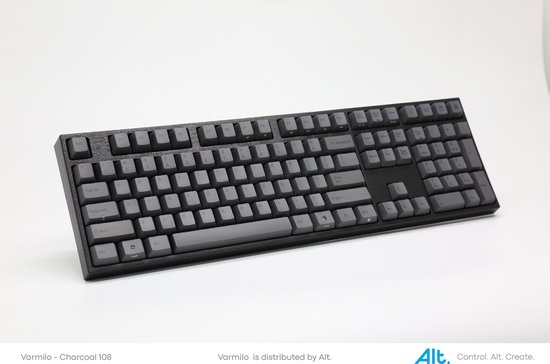 Varmilo VEA108 Charcoal - Mechanical Keyboard - MX Silent Red Switches ...