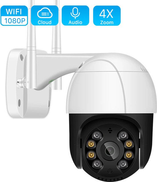 Smart Outdoor Beveiligingscamera – 1080P IP Camera – Mini Draadloze ...