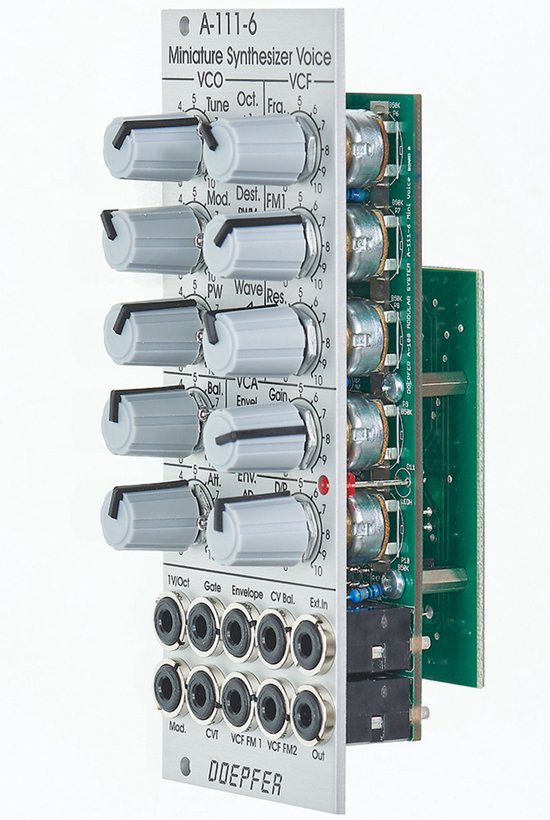 Doepfer A-111-6 Mini Synthesizer Standard (Silver) - Voice modular ...