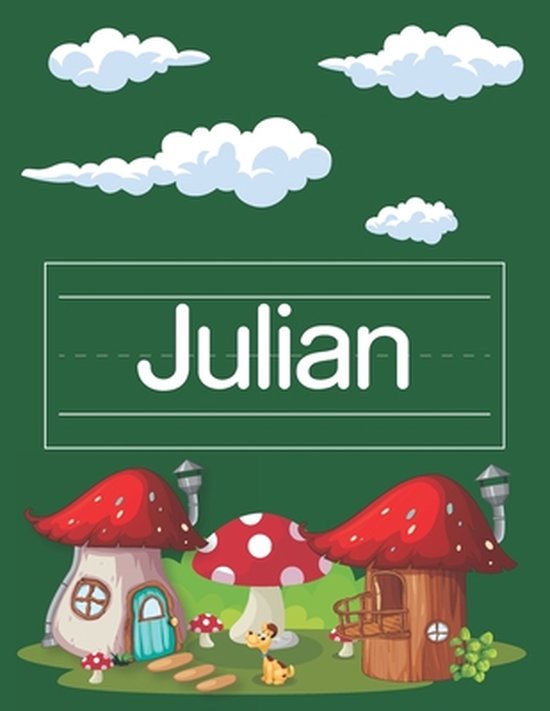 Julian Tracing Book For Preschool: Personalized Primary Tracing Book ...