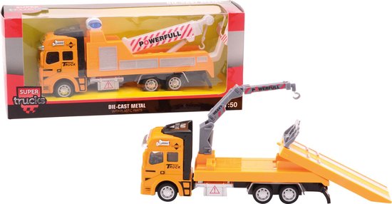 Super Cars 1:50 pull-back takelwagen 2 assorti | bol.com