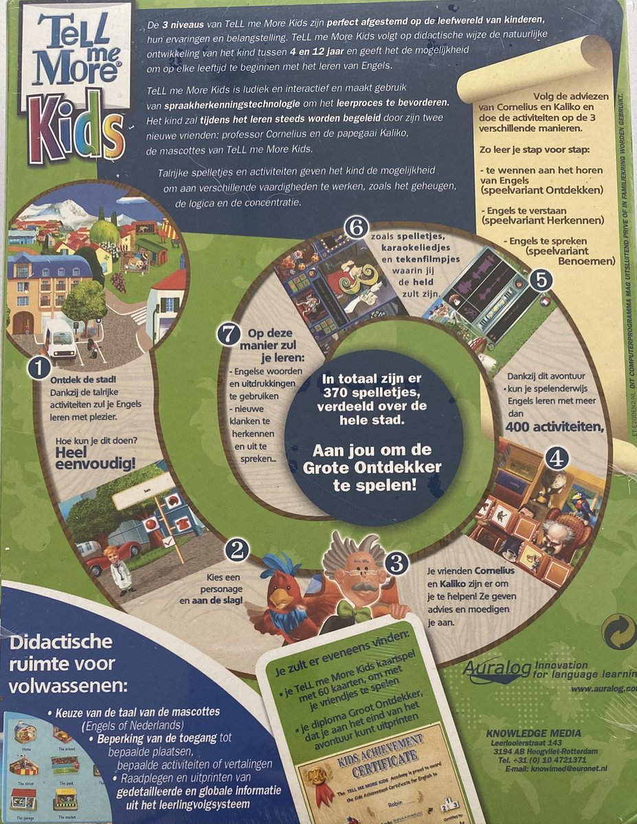 Auralog Tell Me More Kids Engels - Level 2 (7 - 9 Jaar) / WIN | bol.com