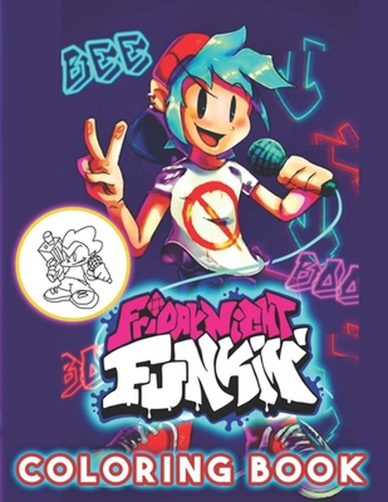 Friday Night Funkin Coloring Book: Relax And Enjoy With New Friday ...