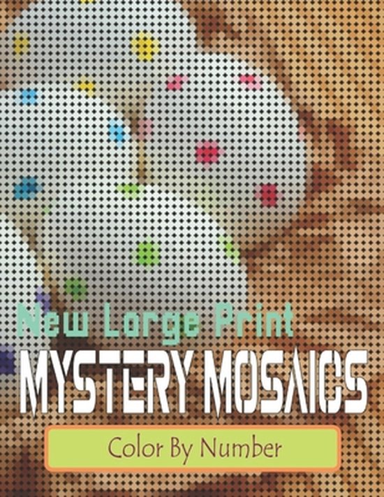 New Large Print Mystery Mosaics Color By Number: Scenes Color By Number ...