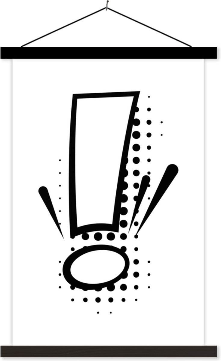 Posterhanger incl. Poster - Schoolplaat - Cartoon illustratie van een ...