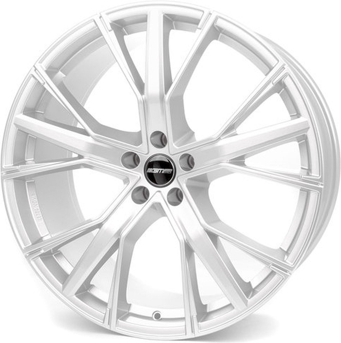 Velgen GMP Italia GUNNER Silver 9X20 5X112 ET25 NB66.5 Audi VW Skoda ...