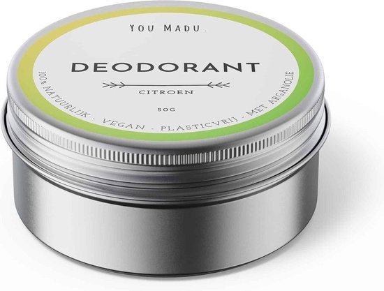 Natuurlijke Deodorant - Citroen - 50g | bol.com