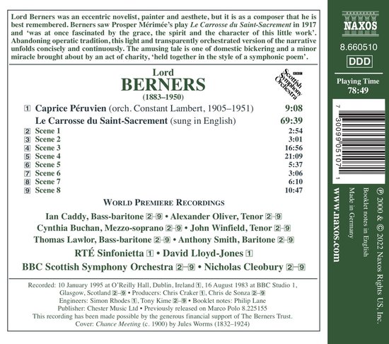 Cynthia Buchan, Alexander Oliver, John Winfield - Lord Berners: Le ...