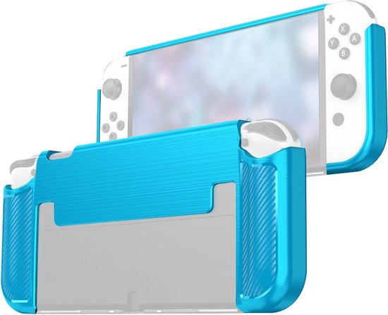 Grip Tpu Bescherm Hoes Skin Geschikt Voor Nintendo Switch Oled