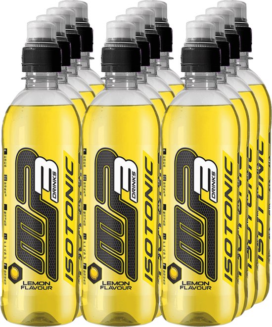 MP3 Drinks - Isotonic (Lemon - 12 x 500 ml) - Sportdrank | bol.com
