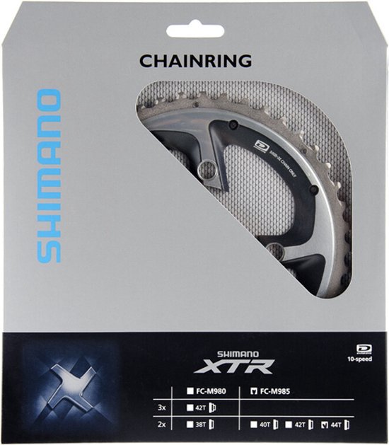 Shimano Kettingblad Xtr Fc-m985 40t 10s 88 Mm Zilver | bol