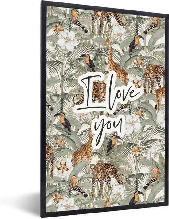 Fotolijst Incl Poster Liefde Quotes Koppel I Love You