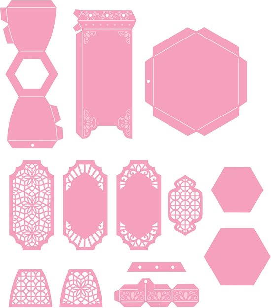 Tonic Studios • Dimensions die set Mosaic moroccan lantern | bol.com