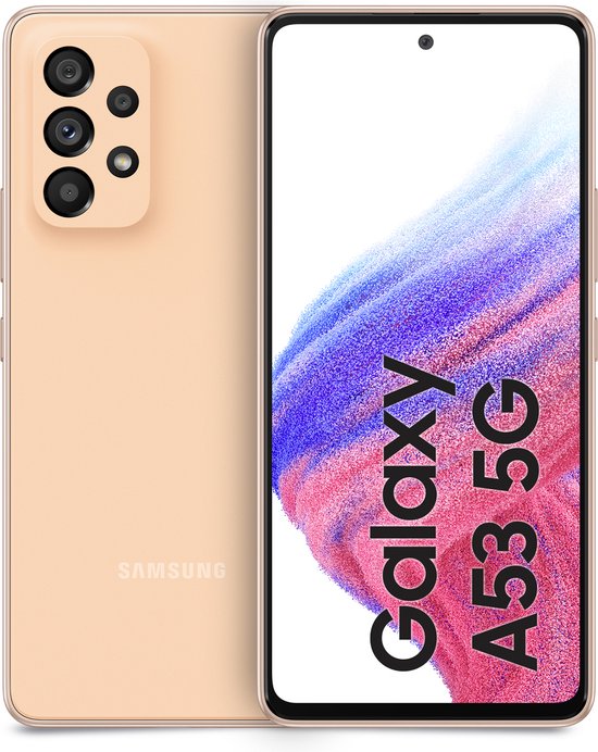 Samsung Galaxy A53 - 128GB - Awesome Peach | bol