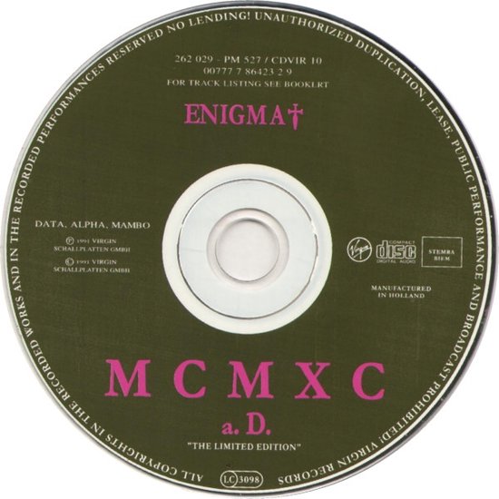Mcmxc A.D., Enigma | CD (album) | Muziek | bol.com