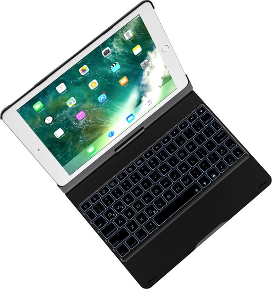 Peachy QWERTY Keyboard toetsenbord bluetooth case backlight iPad Pro 10 ...