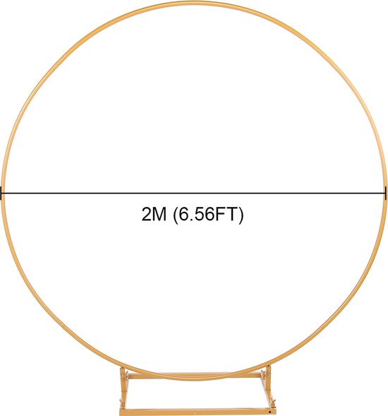 Carefree- 2 M Rond Rozenbogen - Ballonnenboog - Bruiloft decoratie ...