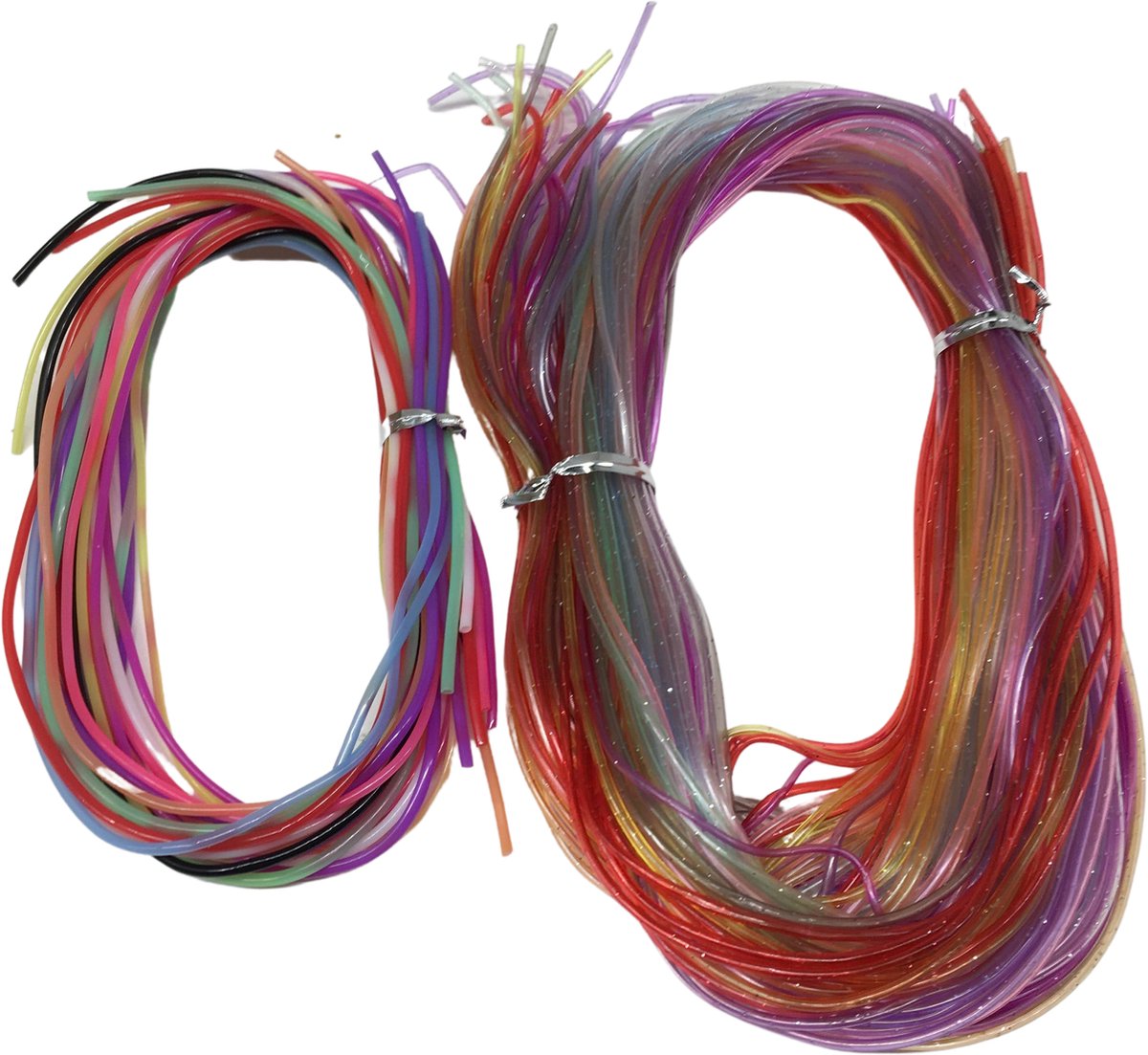 Scoubidou touwtjes | 50 glitter + 10 effen | | bol.com