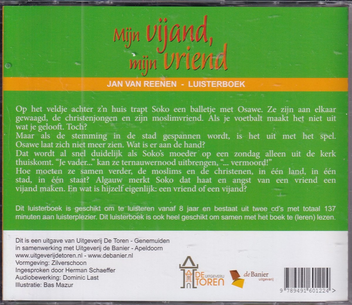 Mijn vijand mijn vriend LUISTERBOEK, Reenen, Jan van | 9789491601224 ...