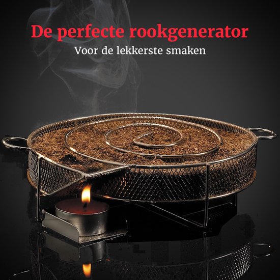 GrillX Cold Smoke Generator - Smokerbox - RVS Rookbox - Rookgenerator ...
