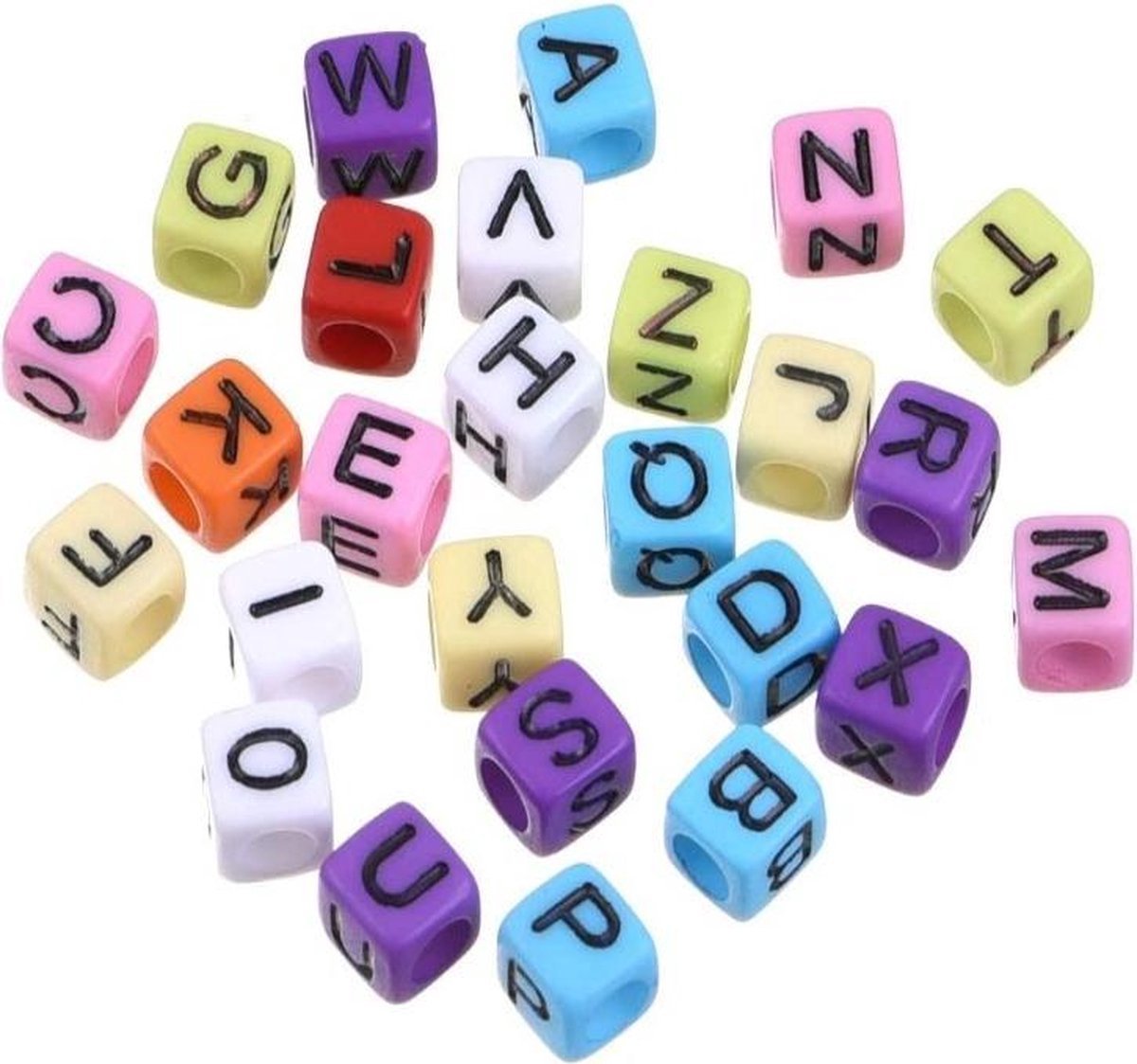 SASUKEY® – Letterkralen Vierkant – Letter Beads – Alfabet Kralen ...